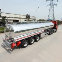 China Brand New 3-Axle 45,000 Litre Dual Line Air Brake Brake System Fuel Transport Tank Semi Trailer for sale
