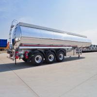 China Brand New 3-Axle 45,000 Litre Dual Line Air Brake Brake System Fuel Transport Tank Semi Trailer for sale