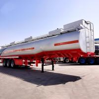 China 45000L Mechanical Suspension Semi-Trailer with 3-Axle Original Axle and 12R20 Tires for Crude Oil Transport for sale