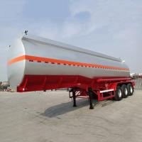 China 3-Axle 12r20/12r22.5 Tire 45000l 50000l Original Axle Stainless Steel Tank Truck Oil Tank Trailer Factory Sales for sale
