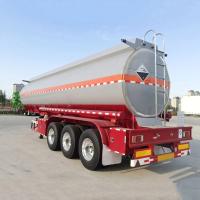 China 3-Axle 12r20/12r22.5 Tire 45000l 50000l Original Axle Stainless Steel Tank Truck Oil Tank Trailer Factory Sales for sale