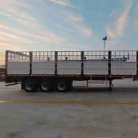 China 3/4 Axle 12/16 Tires Original Axle Fence Truck Trailer (Dimensions (L * W * H) : 12400x2500x3650mm) for sale