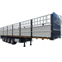 China 3/4 Axle 12/16 Tires Original Axle Fence Truck Trailer (Dimensions (L * W * H) : 12400x2500x3650mm) for sale