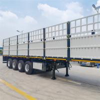 China 3/4 Axle 12/16 Tires Original Axle Fence Truck Trailer (Dimensions (L * W * H) : 12400x2500x3650mm) for sale