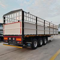China 3/4 Axle 12/16 Tires Original Axle Fence Truck Trailer (Dimensions (L * W * H) : 12400x2500x3650mm) for sale