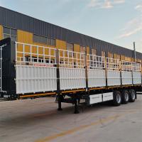China 3/4 Axle 12/16 Tires Original Axle Fence Truck Trailer (Dimensions (L * W * H) : 12400x2500x3650mm) for sale