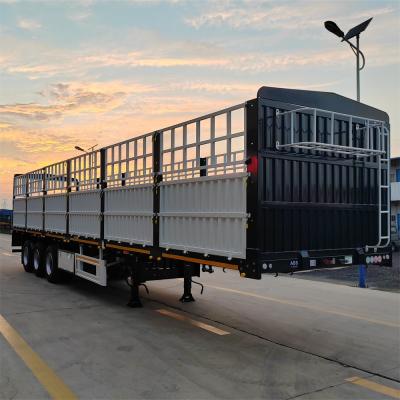 China 3/4 Axle 12/16 Tires Original Axle Fence Truck Trailer (Dimensions (L * W * H) : 12400x2500x3650mm) for sale