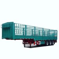 China 2 Or 3 Axle /4 Axle Truck 3mm Thick Grid Plate Frame Floor Trailer Side Wall Semi-Trailer Fence Semi-Trailer for sale