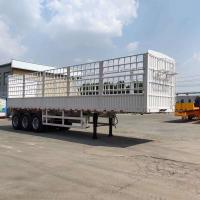 China High Quality 34 Axles Loaded 60-80 Tons Of Agricultural Cargo Transport Fence Semi-Trailer for sale