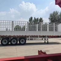 China High Quality 34 Axles Loaded 60-80 Tons Of Agricultural Cargo Transport Fence Semi-Trailer for sale