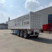 China High Quality 34 Axles Loaded 60-80 Tons Of Agricultural Cargo Transport Fence Semi-Trailer for sale
