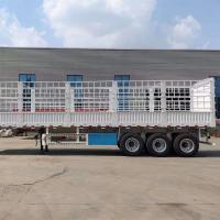 China High Quality 34 Axles Loaded 60-80 Tons Of Agricultural Cargo Transport Fence Semi-Trailer for sale