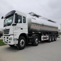 China Original Shacman Tractor Truck with 400L Aluminum Oil Tanker and 25 Ton Gross Vehicle Weight for sale