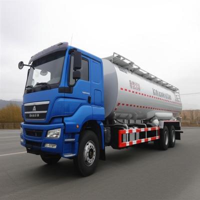 China Original Shacman Tractor Truck with 400L Aluminum Oil Tanker and MAN 7.5 Ton Front Axle for sale