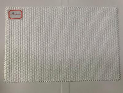 China 130g White Pearl Grain Polyester Viscose Cross Spunlaced Non-Woven Tissue for sale