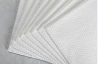 China 130g White Pearl Grain Polyester Viscose Cross Spunlaced Non-Woven Tissue for sale