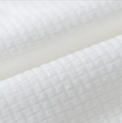 China 110g White EF Grain 100% Viscose Cross Spunlaced Non-Woven Cotton Tissue, Wet Wips for sale