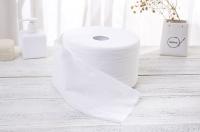 China 50g White Viscose And Polyester Spunlace Nonwoven Mesh Cotton Tissue, Facial Towel, Wet Wipes for sale