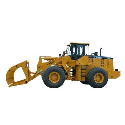 China Front End Compact Wheel Loader 8 Ton 7 Ton 6 Ton 5 Ton Loader With Grapple for sale