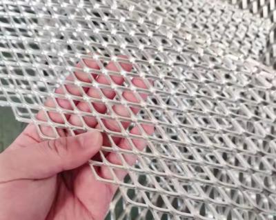 China Silver Aluminum Metal Expanded Metal Mesh for sale
