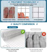 China Top Quality And Good Price Customizable 26 Gauge Galvanized Welded Wire Mesh Galvanized Welded Wire Mesh 2x2 Weight for sale