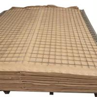China Defense protective barrier Professional Manufacturer Defensive Barrier Beige & Green Color Explosion Proof Defensive Wal for sale