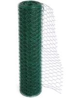 China Lowest price China direct factory pvc coated hexagonal wire mesh green plastic chicken wire mesh for sale