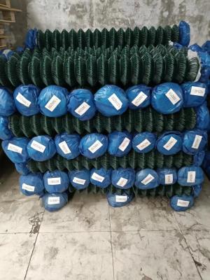 China High Quality Low Price PVC Fencing Mesh Customized Diamond Chain Link Barbed Wire Garden Fence Wire Mesh for sale