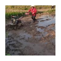 China Newly-designed Gear Transmission Four-wheel Drive Mini Rotary Tiller for Home 190*96*90cm for sale
