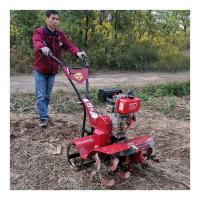 China Easy Operation Four-wheel Drive Diesel Engine Mini Tiller 85 KG Cultivator for Farming for sale