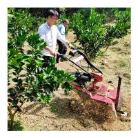 China Orchard Cultivator Tiller Gasoline Engine Mini Trencher Ditching Machine for Garden for sale