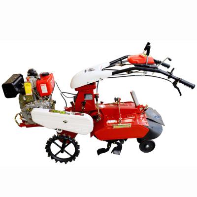 China Hand Push Diesel Engine Trenching Cultivator for Farming Efficiency 155*75*105cm for sale