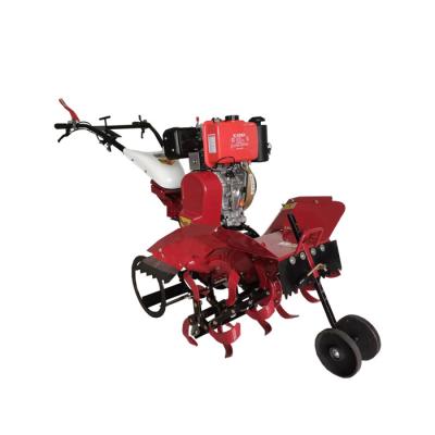 China Economical 186F Diesel Engine Four-Wheel Drive Cultivator for Multifunctional Farming for sale