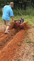 China 4KM/H Work Speed Gasoline Engine Mini Power Tiller Power Weeder Rotavator Cultivator for sale