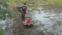 China Advanced Four-Wheel Drive Gasoline Engine Farm Cultivator for Agriculture Equipment for sale