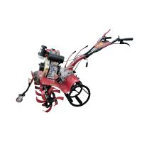 China Lightweight and Compact 173F Diesel Engine Four-Wheel Drive Cultivator for Small Farms for sale