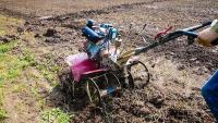 China 4KW High Safety Level Multi-fuction Agriculture Machine Gasoline engine 4WD 170f Mini Tiller for sale
