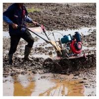 China Rotary Tiller Machine Type 4WD Easy Start Power Tilling Machine with High Safety Level for sale