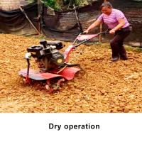 China 5KW Gasoline Engine Rotary Mini Tiller for Easy Operation and Adjustable Tilling Width for sale