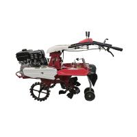 China Versatile Four-Wheel Drive 177F Gasoline Engine Orchard Mini Power Tiller Cultivator for sale