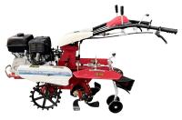 China 177F Gasoline Engine Four-Wheel Drive Mini Power Tiller Cultivator for Farming Needs for sale