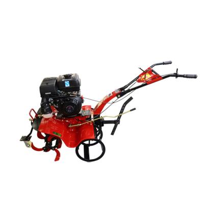China Manual Start Four-wheel Drive Gasoline Engine Mini Tiller for Orchard Planting for sale