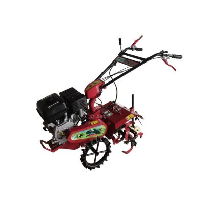 China 70cm Working Width Compact 177F Gasoline Engine Four-Wheel Drive Mini Tiller Cultivator for sale