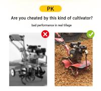 China Four-Wheel Drive Tiller with Newly-Designed Rotary Power and Tilling Width of 15-35cm for sale