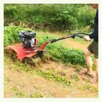 China Farm Cultivator Four-wheel Drive Gasoline/Diesel Rotary Weeding Mini Power Tiller for sale