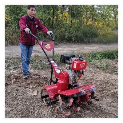 China Garden Electronic Start Gear Structure Orchard Tilling With 6 Blades Diesel Engine for sale