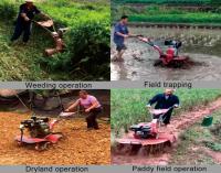 China Cultivation with High Safety Level 7HP Mini Power Tiller Rotary Tiller Machine Type for sale