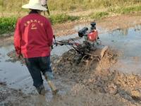 China Agriculture Machinery Equipment Model 186F 192F Heavy Mini Power Tiller For Hard Land for sale