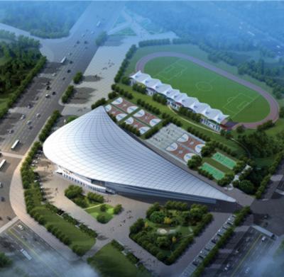 China Earthquake Resistant Prefabricated Steel Building Gym ISO9001 Certified for sale