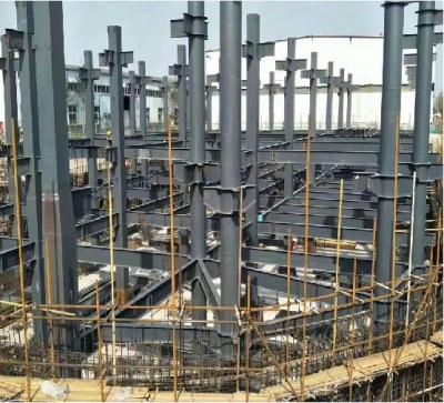China Anti Seismic Tall Steel Structure High Rise Building Weather Resistance for sale
